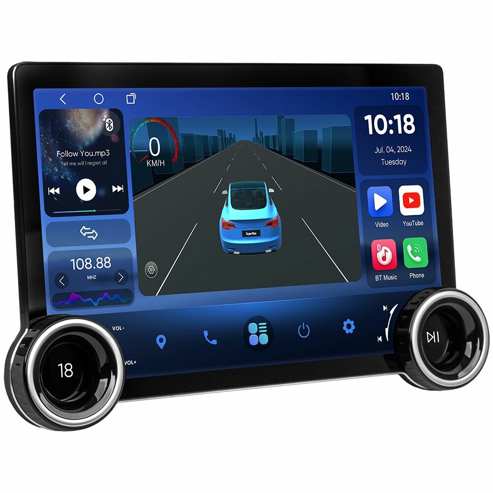 Магнитола для авто ACV AD-1102 DSP QLED 11.5" Android 13 6+128 FM/GPS/4G/8core/WiFi/2000*1200