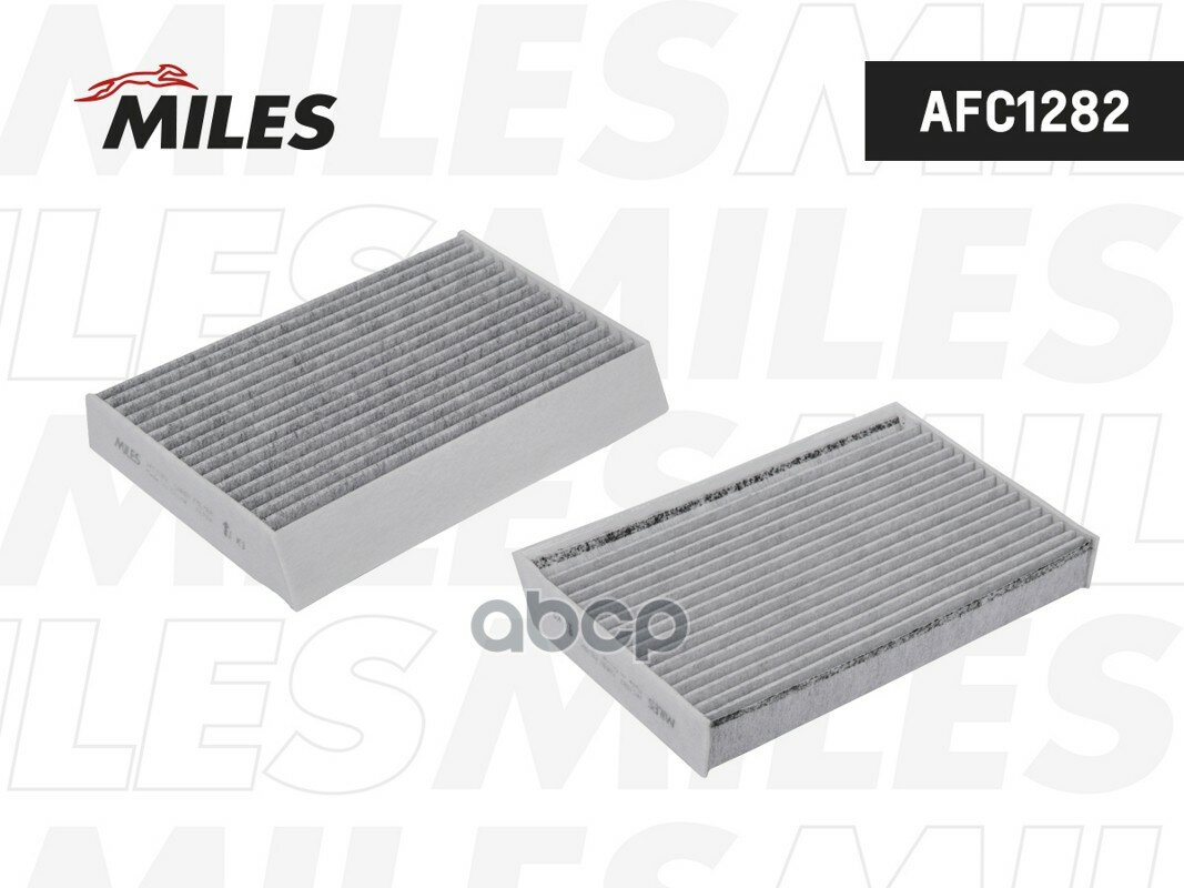Фильтр салона угольный RENAULT MEGANE 08- (FILTRON K1300A, MANN CUK26005) AFC1282 Miles арт. AFC1282
