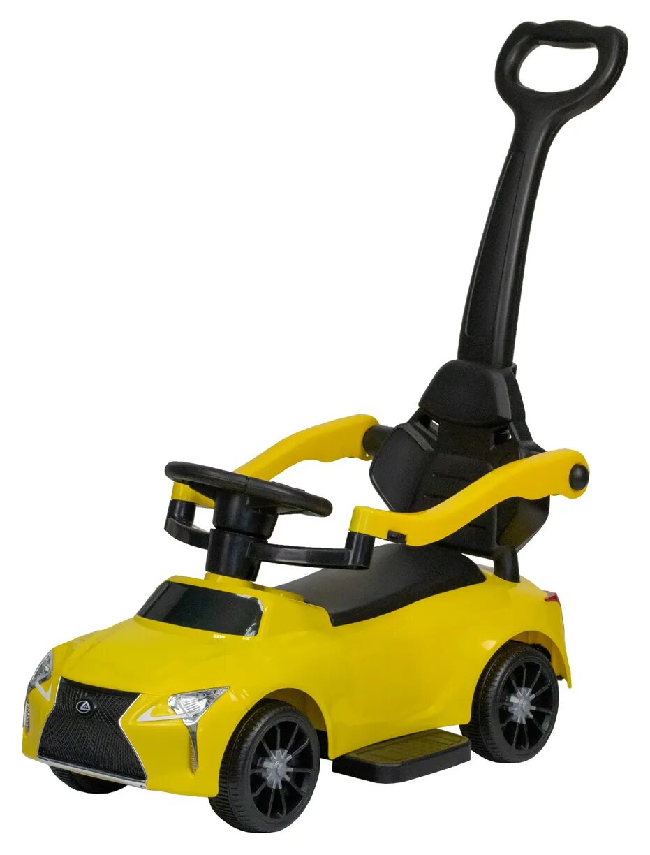 Толокар-каталка Farfello JA07, для детей от 1 года, со звуком, жёлтый.