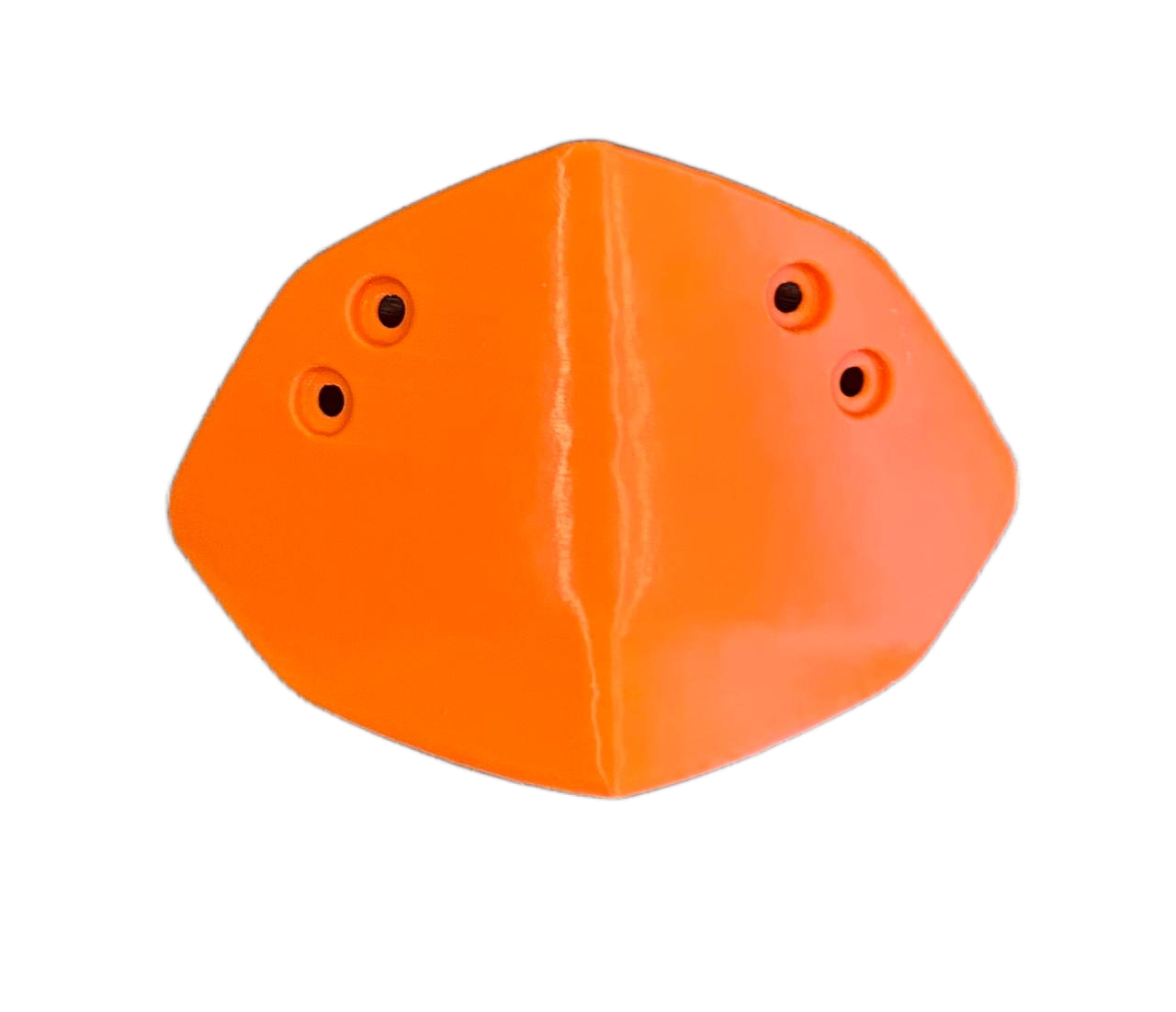 Ветрозащитный экран для мотоцикла KTM Duke 125/200 (с 12 по 16), Duke 250 (с 15 по 16), Duke 390 (с 13 по 16) оранжевый