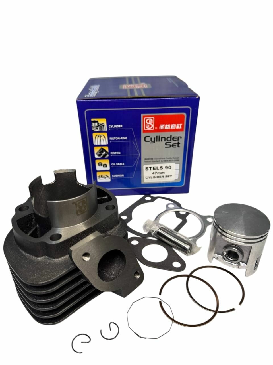 Поршневая (ЦПГ) на скутер STELS TACTIC 2t, Vortex, 1E40QMB d-47mm/75cc SEE