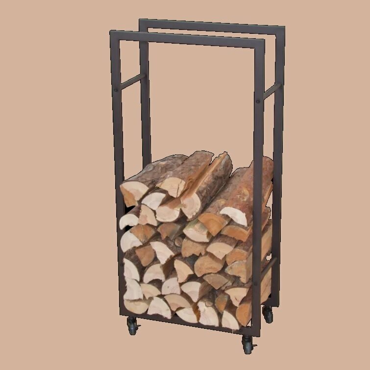 Дровница в стиле лофт из металла Модель 7