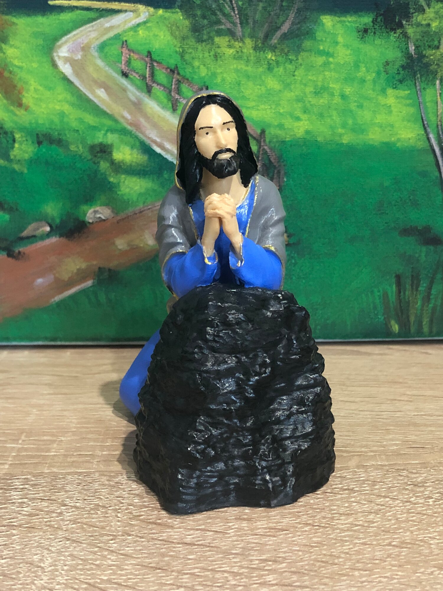 Статуэтка "Иисус Христос" 11 см. ручной работы уникальное изделие для верующих и коллекционеров!