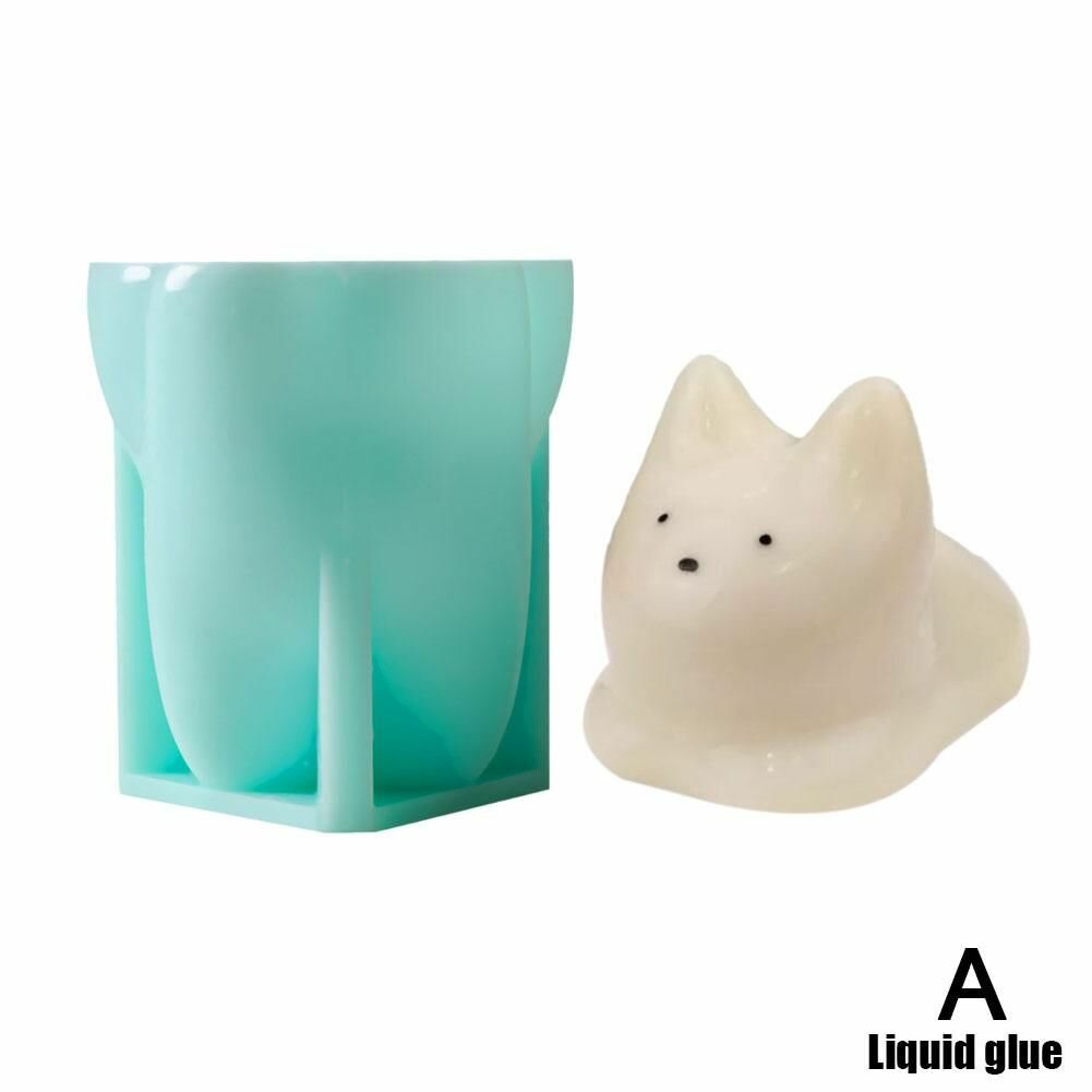 Симпатичная форма для изготовления желе в форме котенка