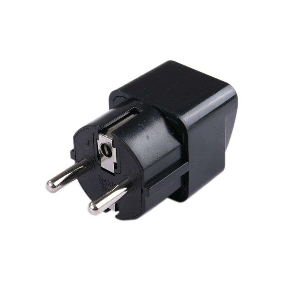 EF Универсальный UK US AU to EU AC Сетевой адаптер для путешествий Чистая медь