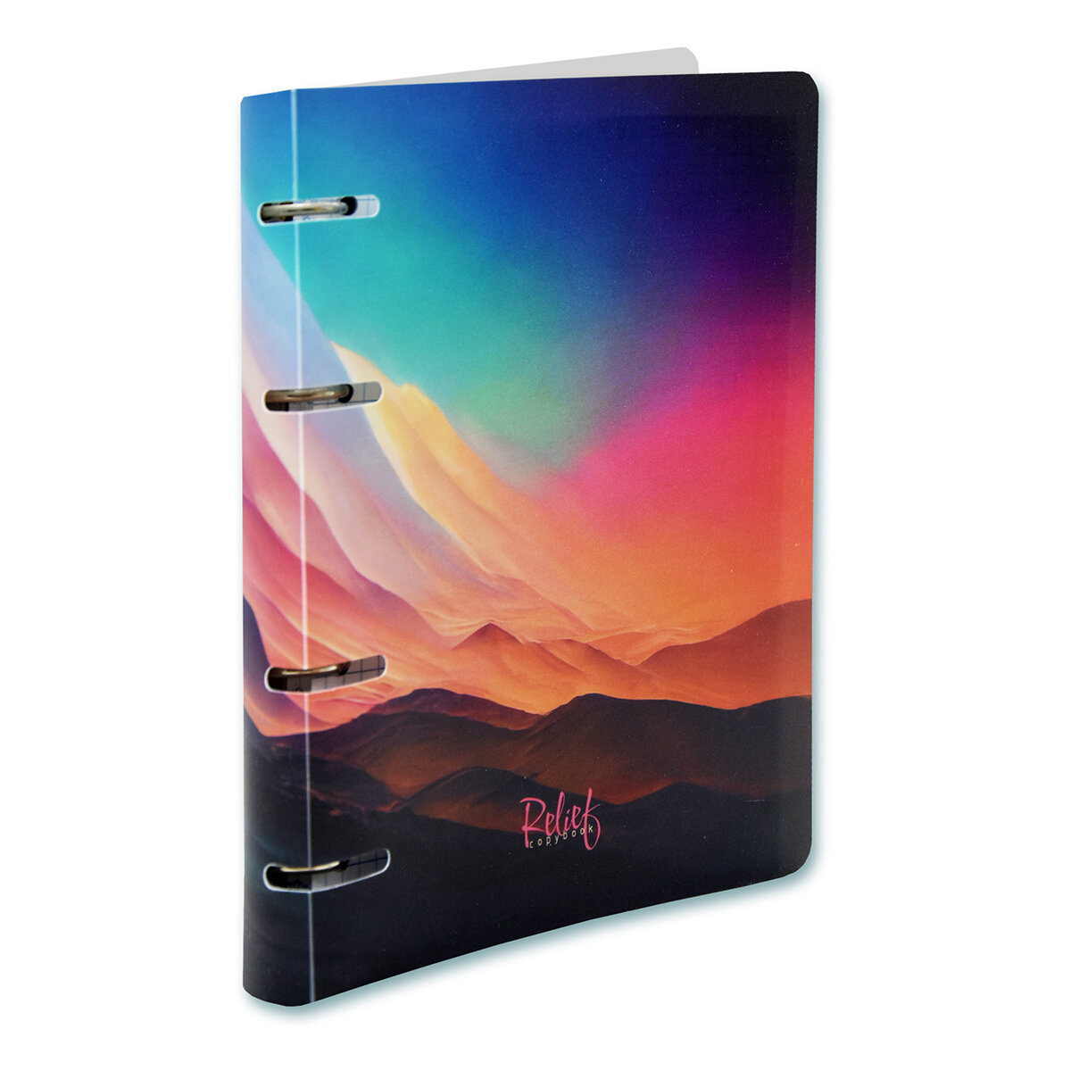 АппликА тетрадь A5 на кольцах, клетка 80 листов, С9967-06-TW07 Яркий мир в ассортименте 1шт