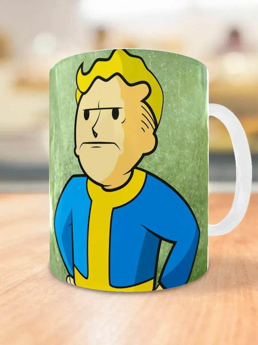 Кружка Fallout Vault Boy (Апокалипсис, Ваучер)