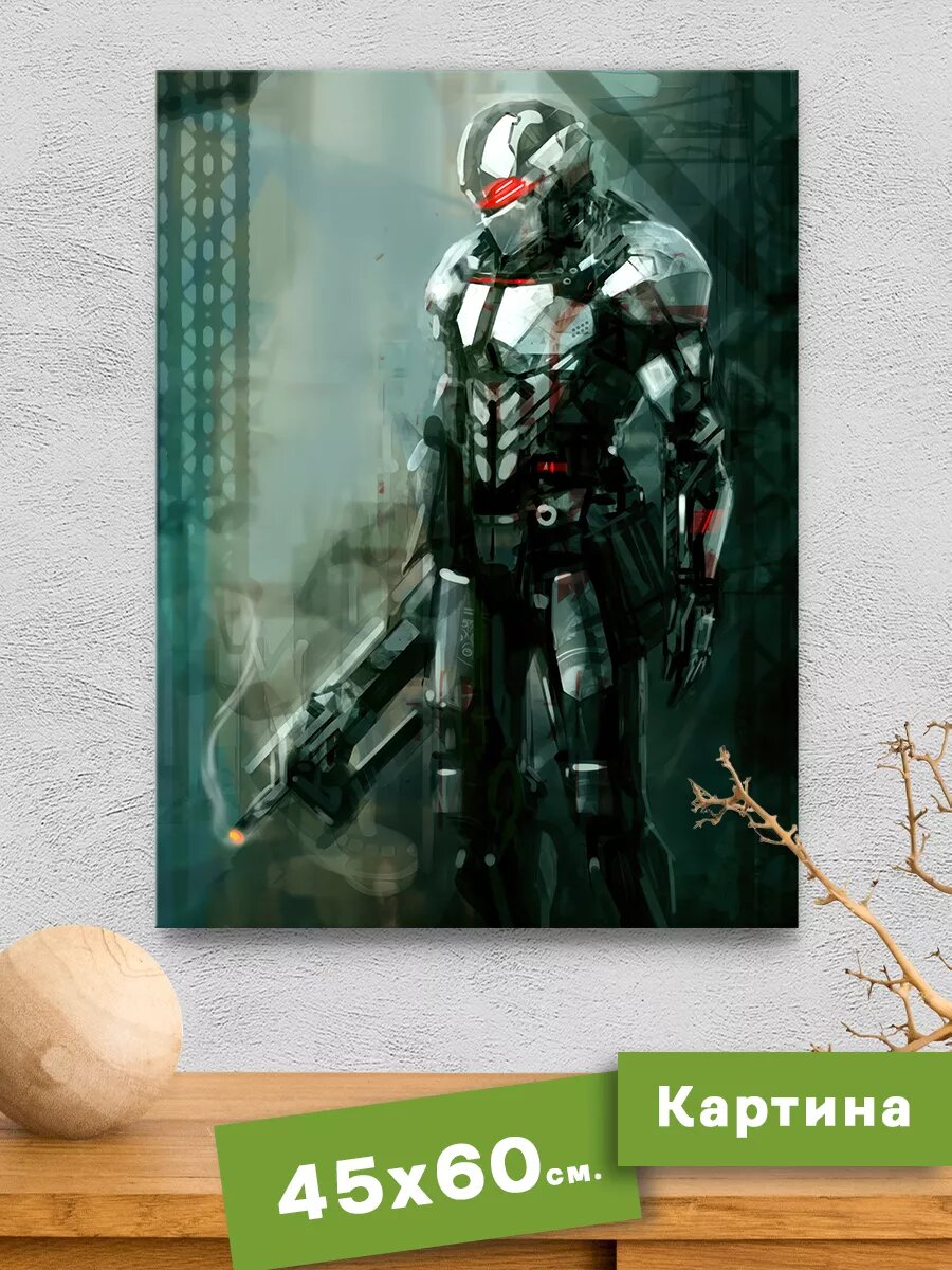 Картина на стену Dead Space Дэд спэйс воин костюме