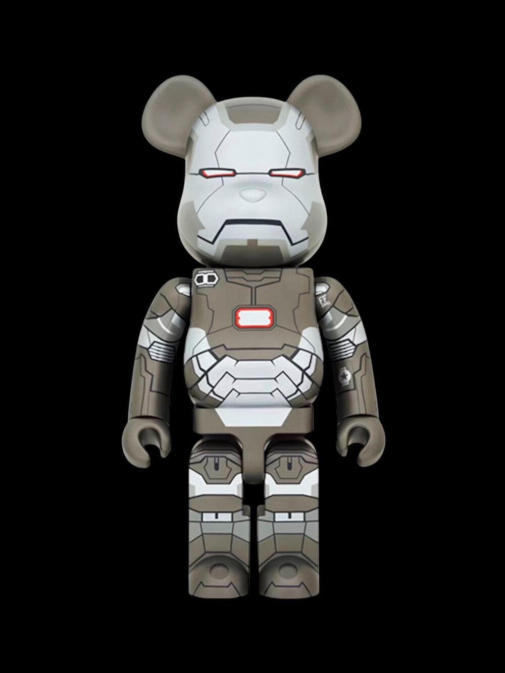 Коллекционная оригинальная фигура Bearbrick x Marvel Iron Man 3 1000% / 70 см высота / ABS пластик / Medicom Toy