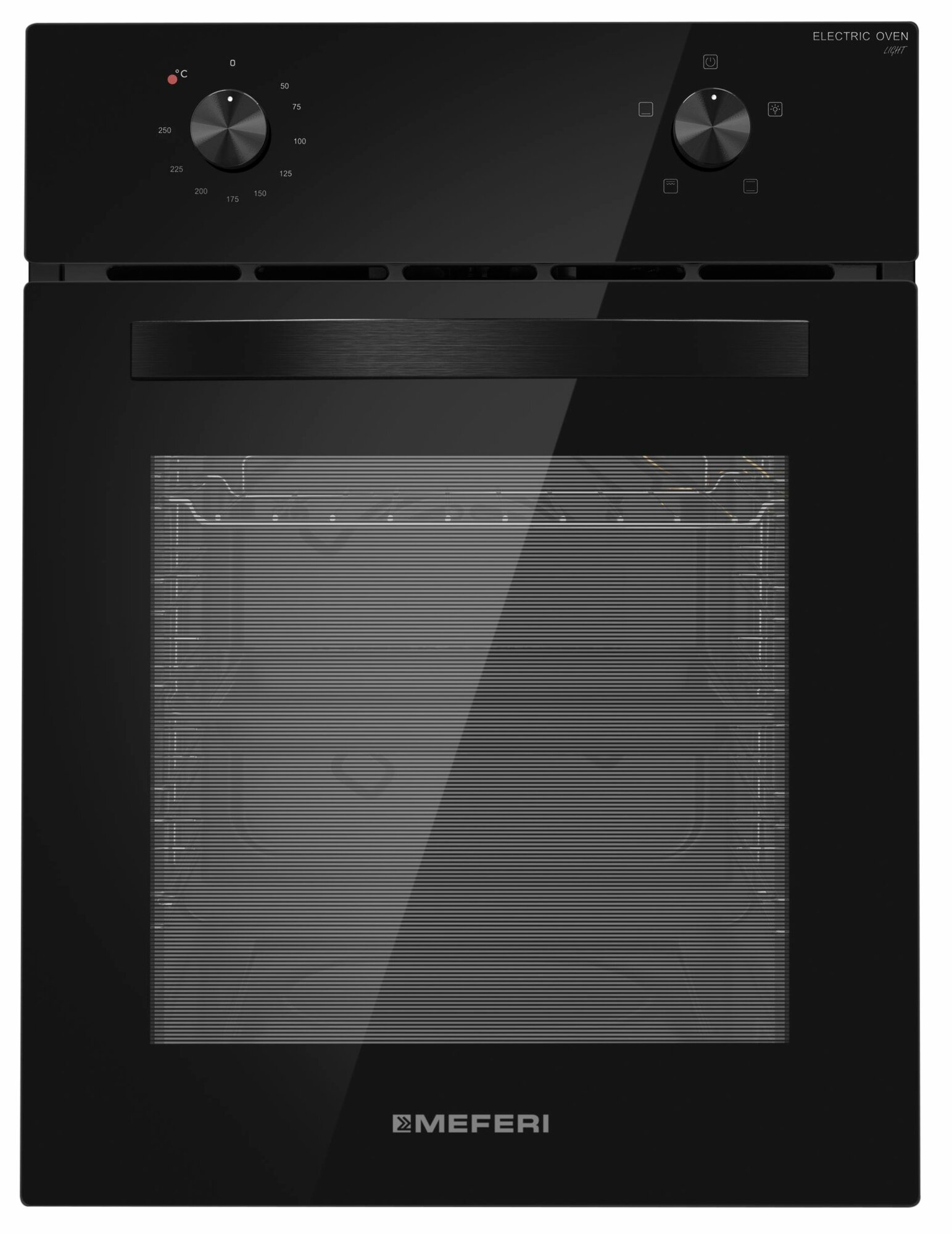 Электрический духовой шкаф MEO454BK LIGHT, с грилем, 45 см
