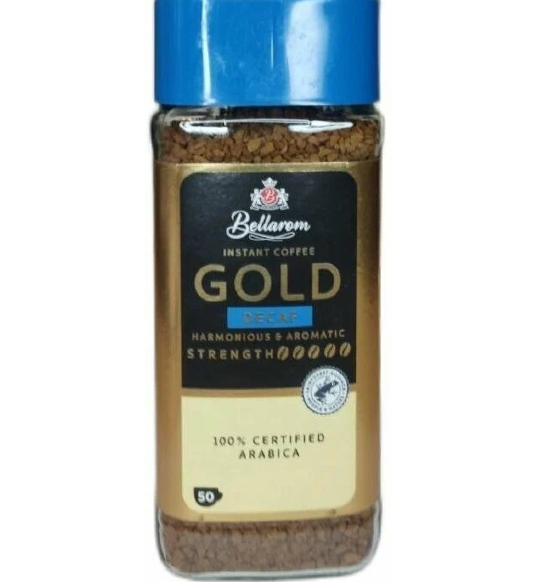 Кофе растворимый сублимированный без кофеина Bellarom Gold decaf, 100 гр. Германия