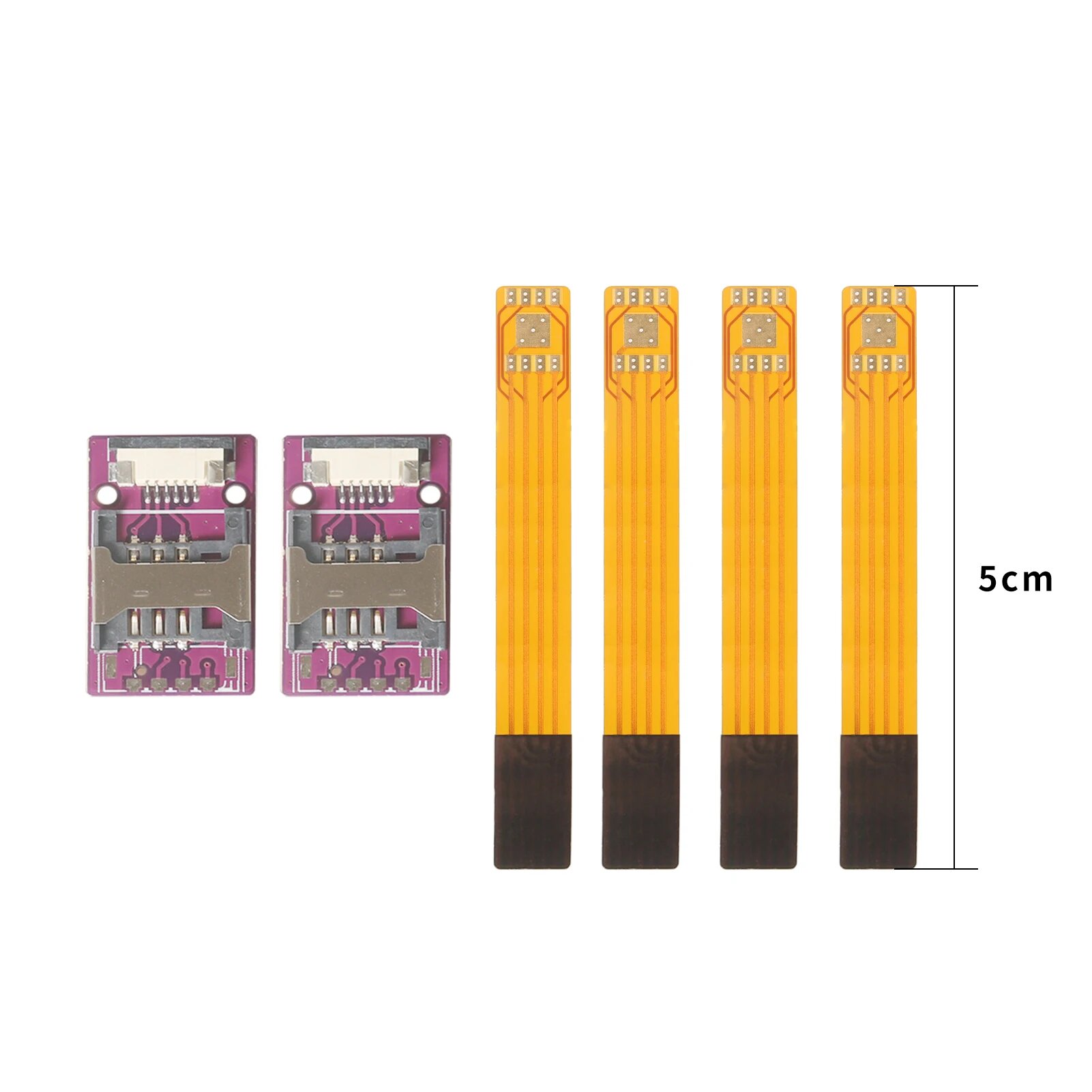 Переходник для сим-карты. Высокая термостойкость. 5*6 мм. Модификация чипа Wi-Fi. Пайка. 2pcs