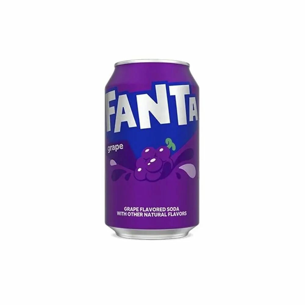 Газированный напиток Fanta Grape / Лимонад Фанта со вкусом винограда 355 мл (США)