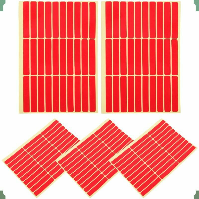 5 листов двухсторонней клейкой ленты для демонстрации ногтей, прозрачная монтажная лента, аксессуары для ногтей
