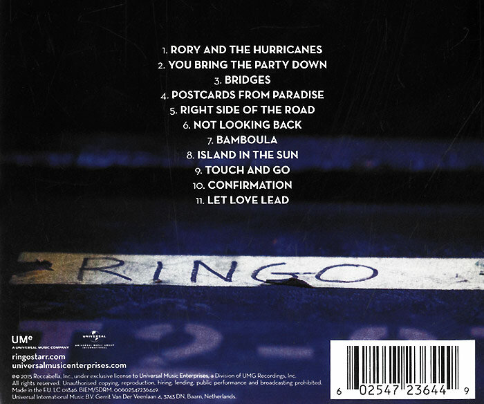 Диск Ringo Starr: Postcards From Paradise (1 CD) — фото 1