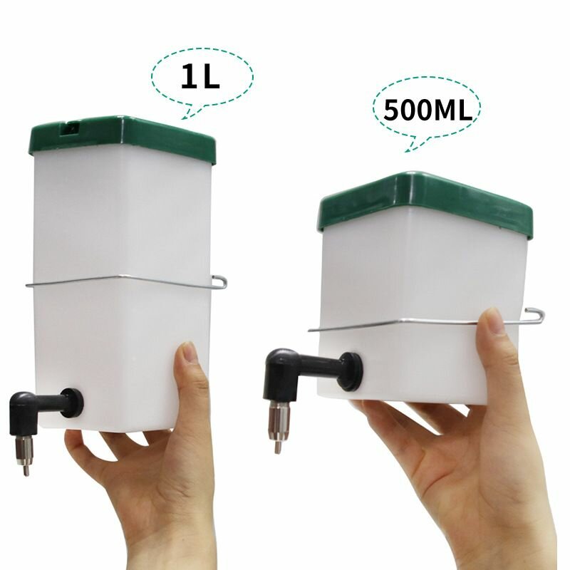 Ниппельная поилка для кроликов 1 литр Автопоилка для кролей