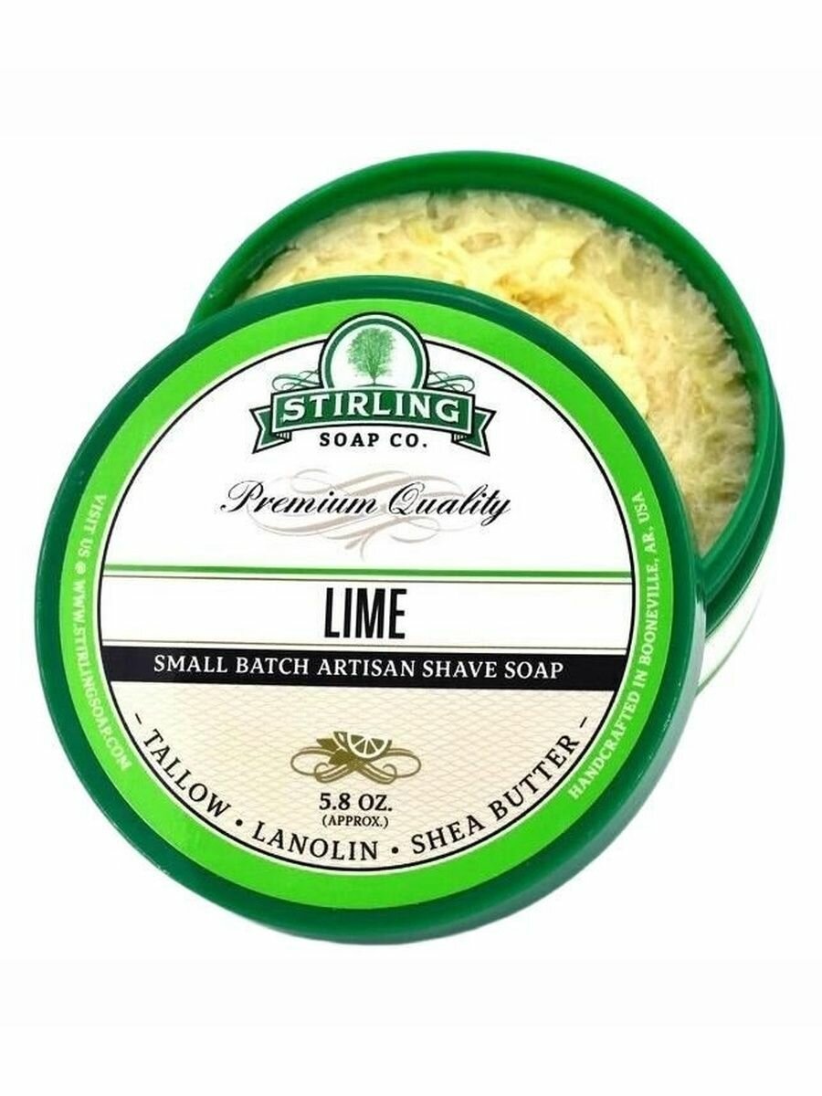 Stirling Мыло для бритья Lime 170 мл