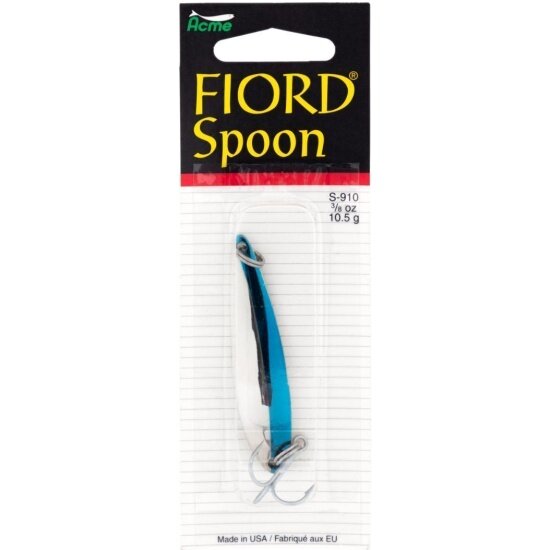 Блесна Acme FIORD SPOON 3/8 oz. Nkl Neon Blu