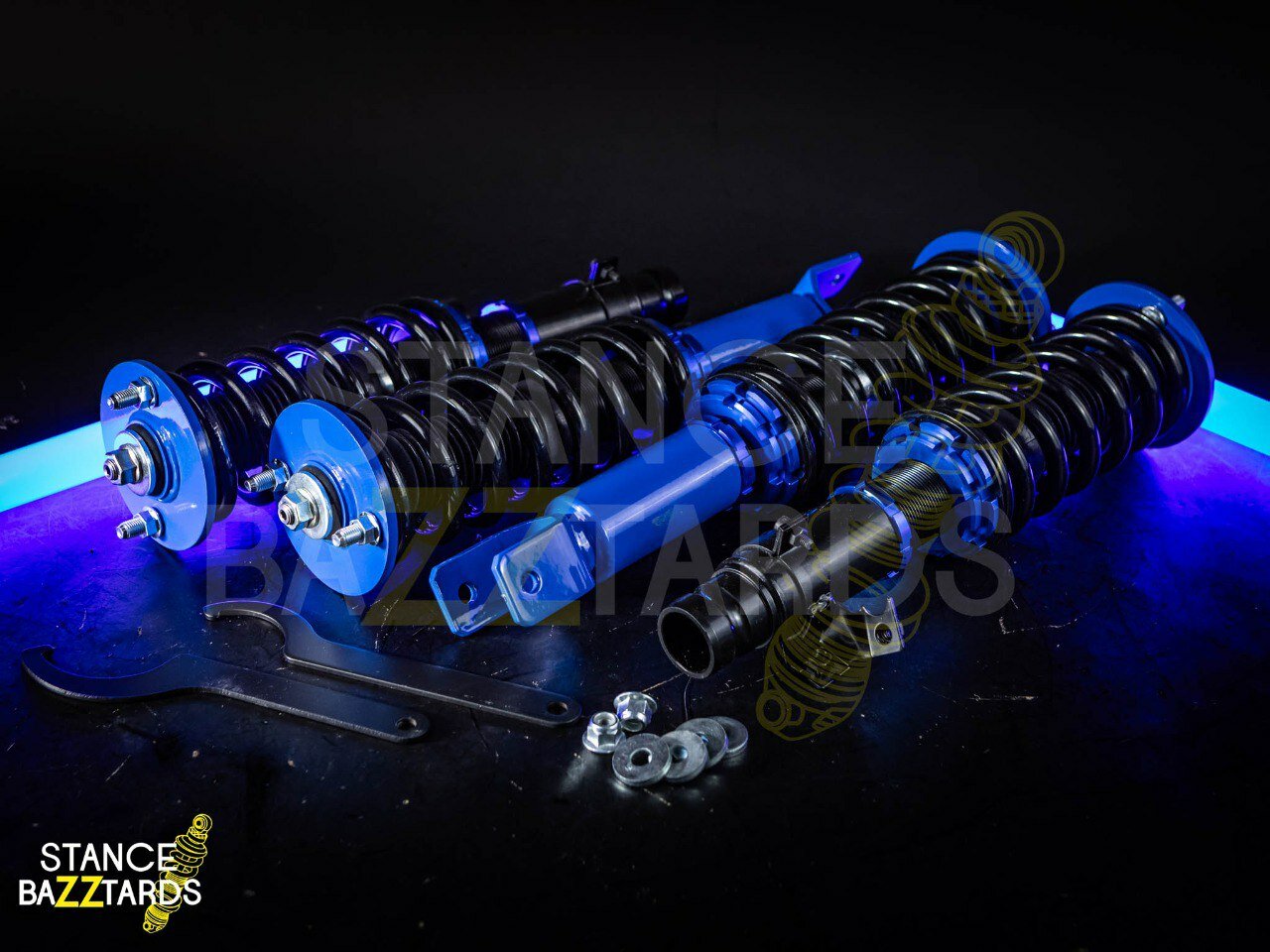 Комплект винтовой подвески (койловеры) SB Honda Civic 6, (EK/EM/DC2/EJ)