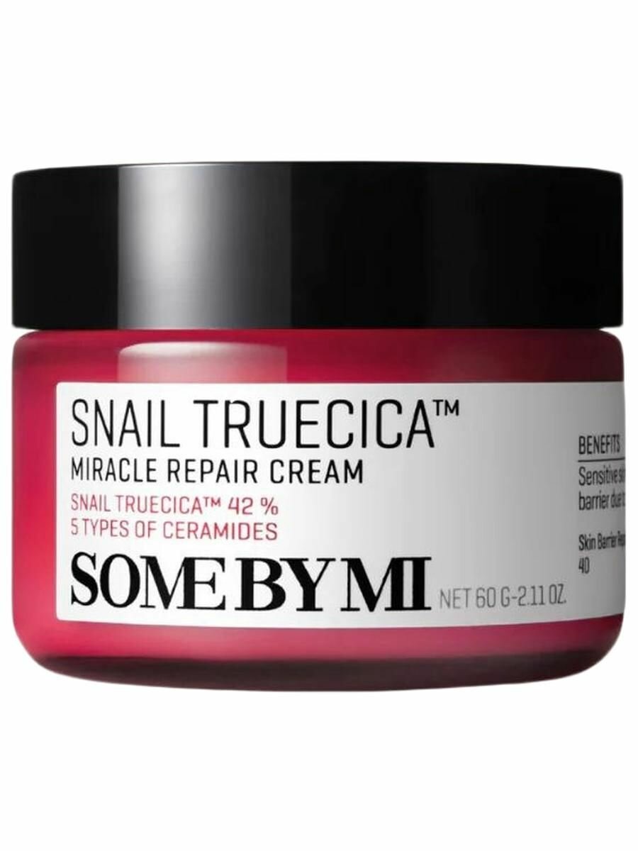 SOME BY MI Крем для лица с муцином улитки антивозрастной SNAIL TRUECICA MIRACLE REPAIR CREAM 60 мл