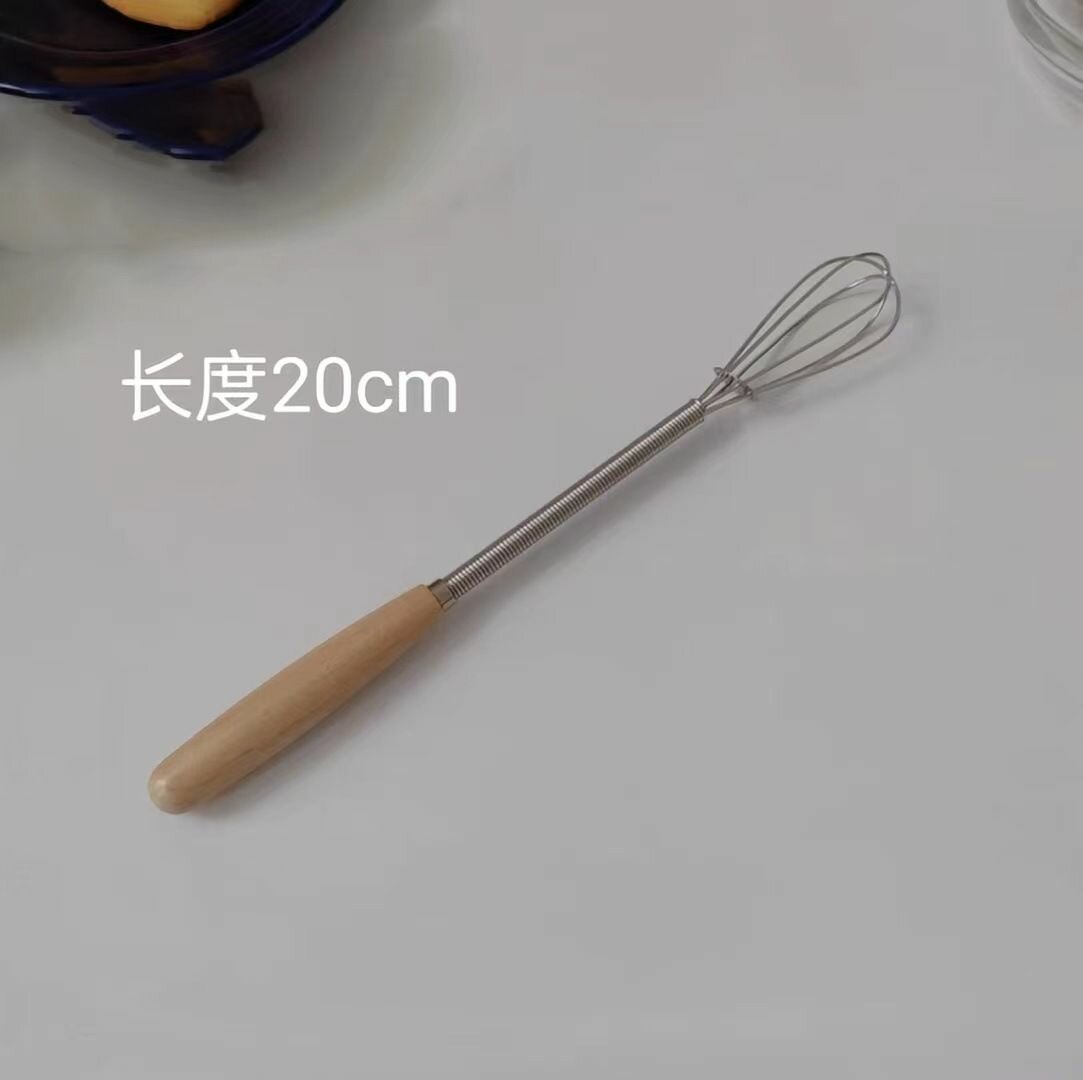 Кухонный миксер из бука, мини-ручной венчик для крема, вспениватель молока, нержавеющая сталь, яиц