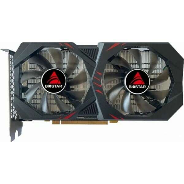 Видеокарта BIOSTAR GeForce GTX 1660 Ti, 6 GB GDDR6, 192 bit, DVI-D, DisplayPort, HDMI, GPU 1500 MHz