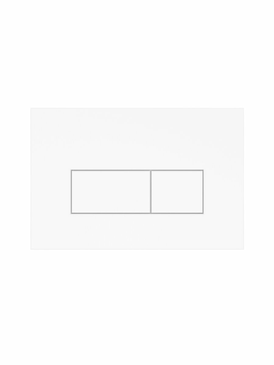 Клавиша смыва Teymi Helmi (подходит для инсталляций T70011, T70033, T70035) двойной смыв белый матовый T70018WM