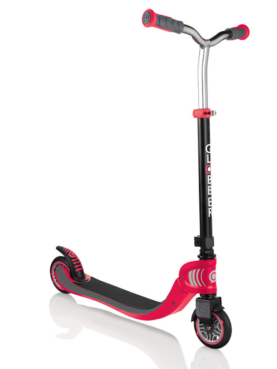 Детский самокат Globber FLOW 125 Foldable, двухколесный, складной - Red