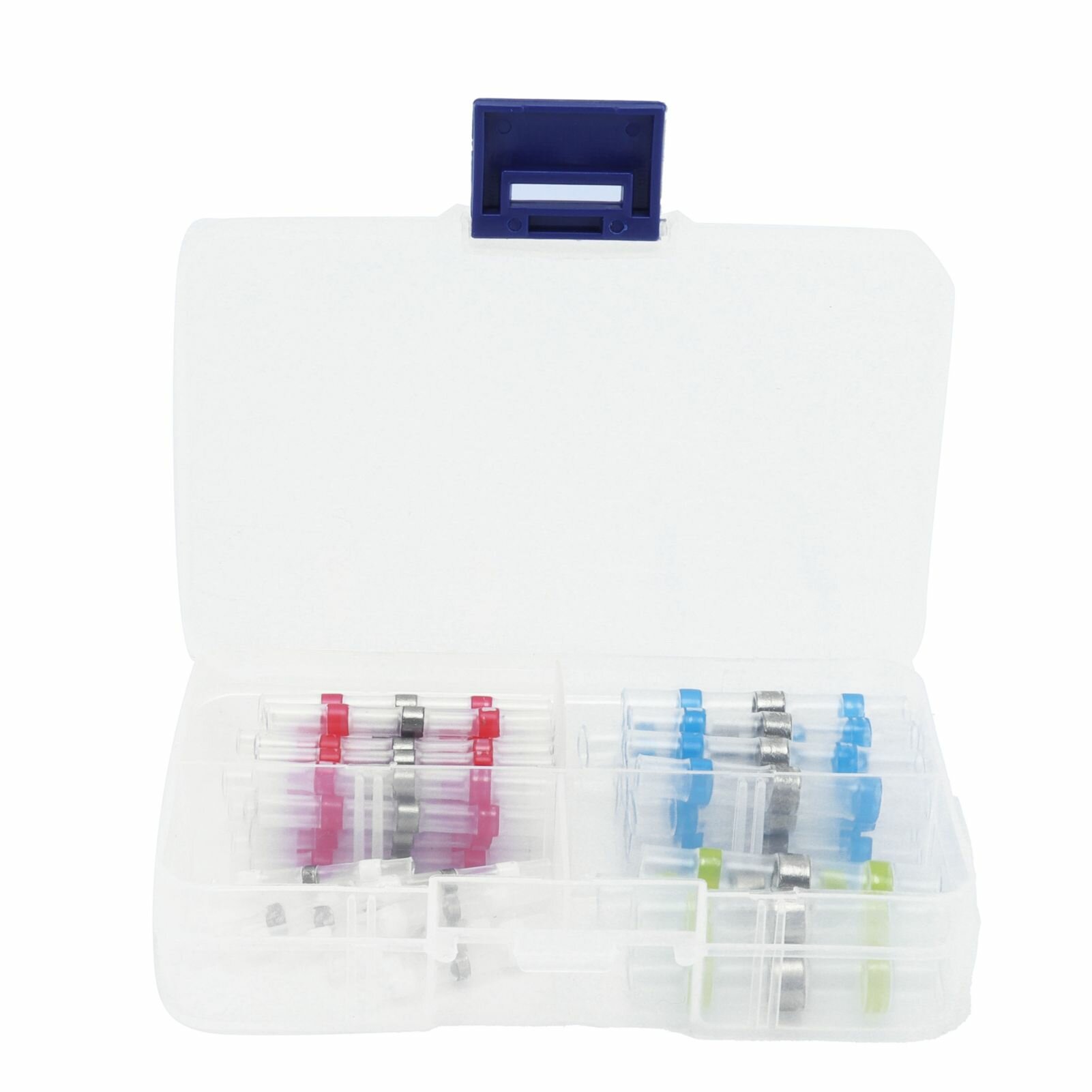 Термоусадочные стыковые соединители, изолированные водонепроницаемые обжимные кольца для припоя электрических проводов, 50 шт.