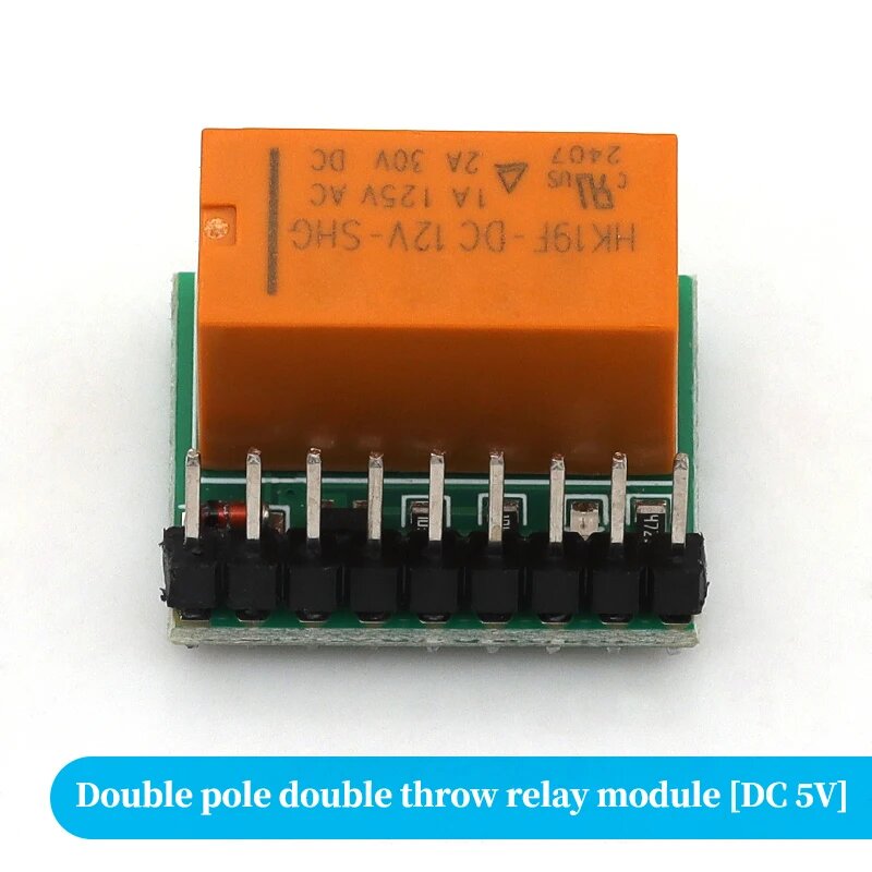 Релейный модуль 2PDT DC 5V HK19F-DC 12V