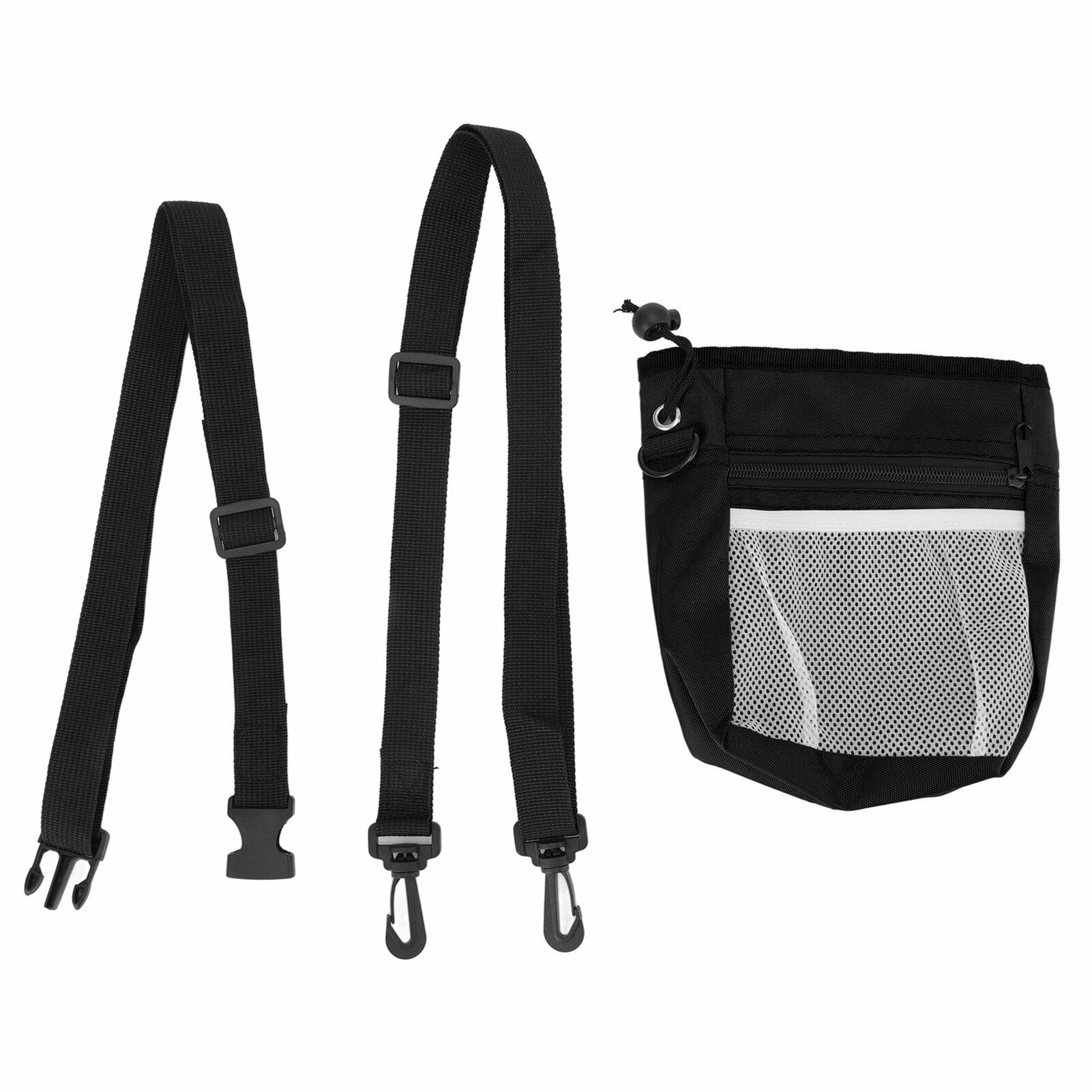 Поясная сумка для лакомств, черная, большая емкость