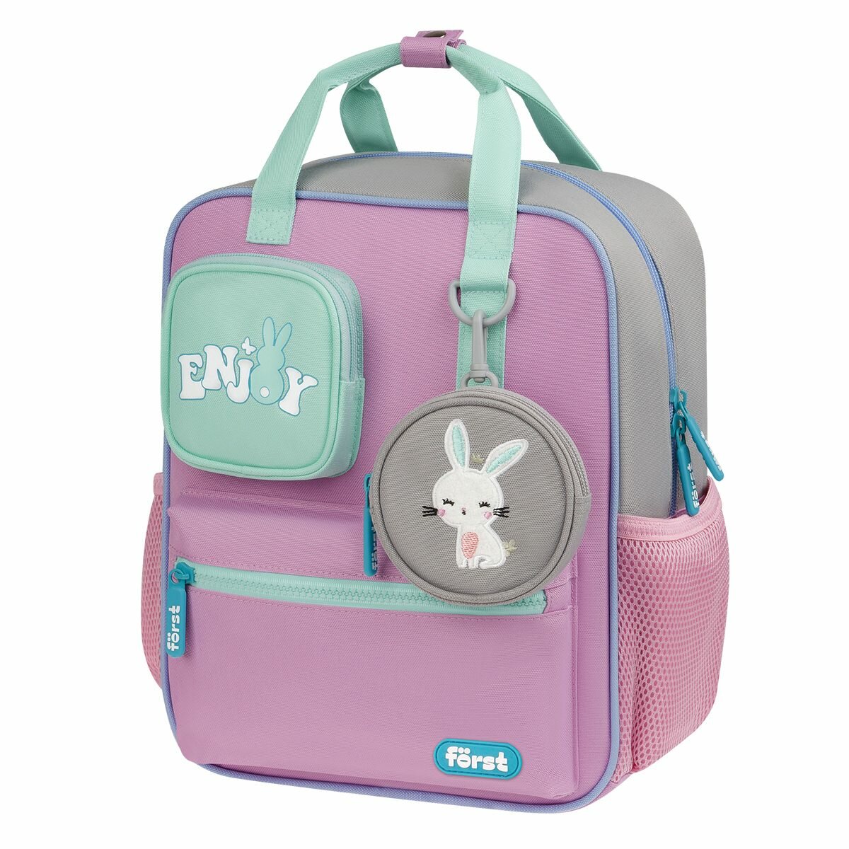 Рюкзак школьный Forst F-Kids "Enjoy!" 30,5x25,5x12см, 1 отделение, 5 карманов, эргономичная спинка (FT-KB-022503)