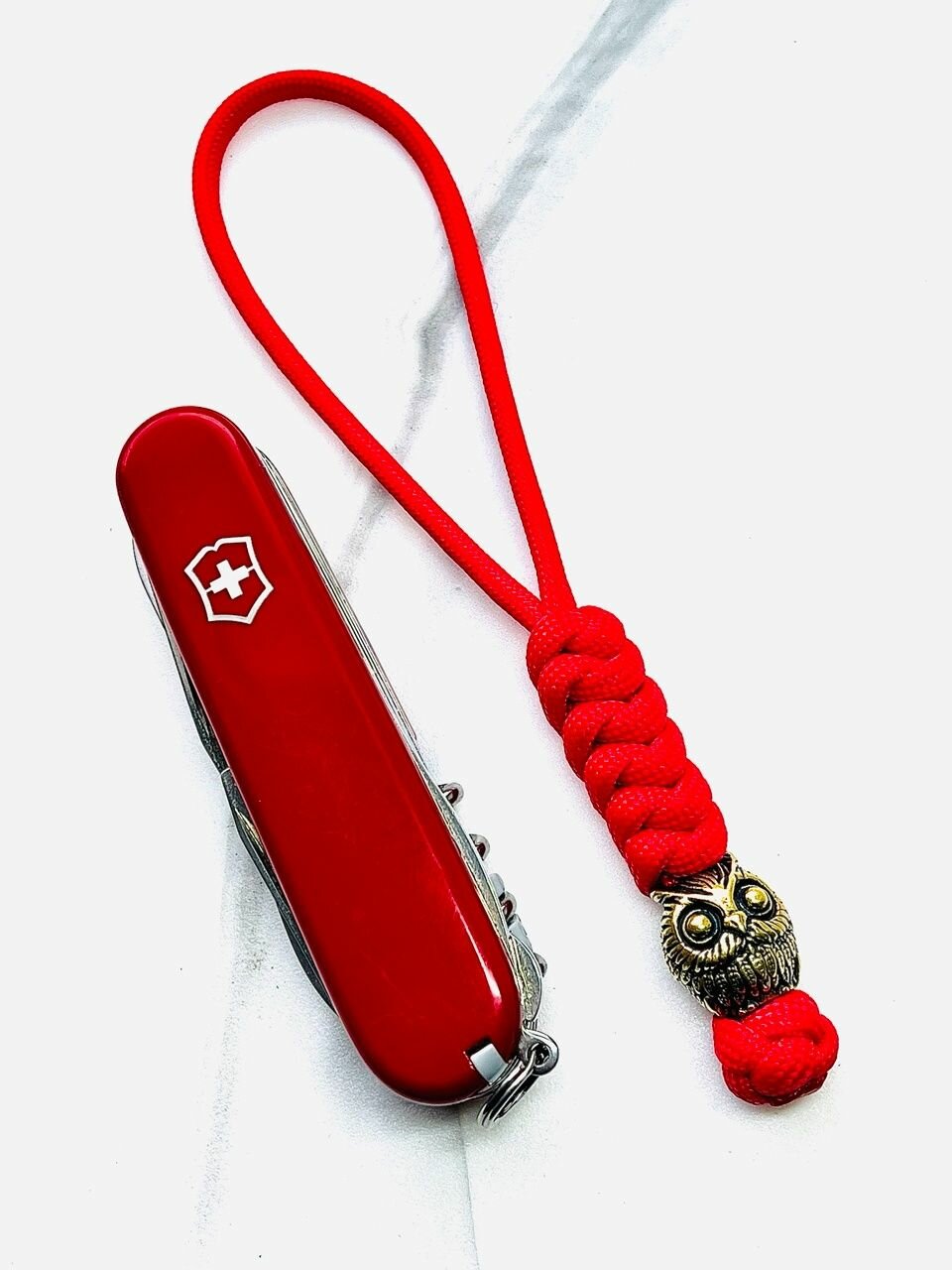 Темляк брелок для ножа "Сова"