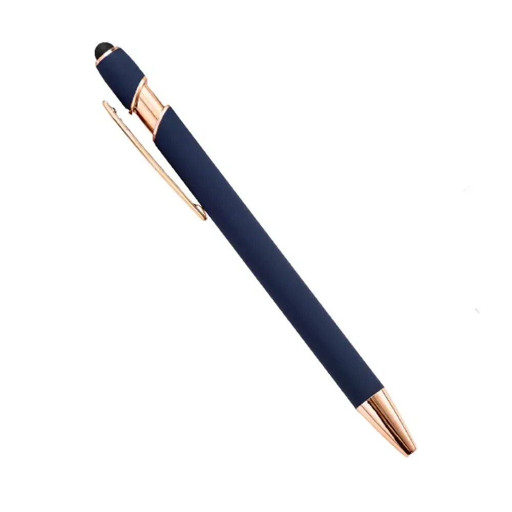 Мини металлическая шариковая ручка Темно-синий, blue