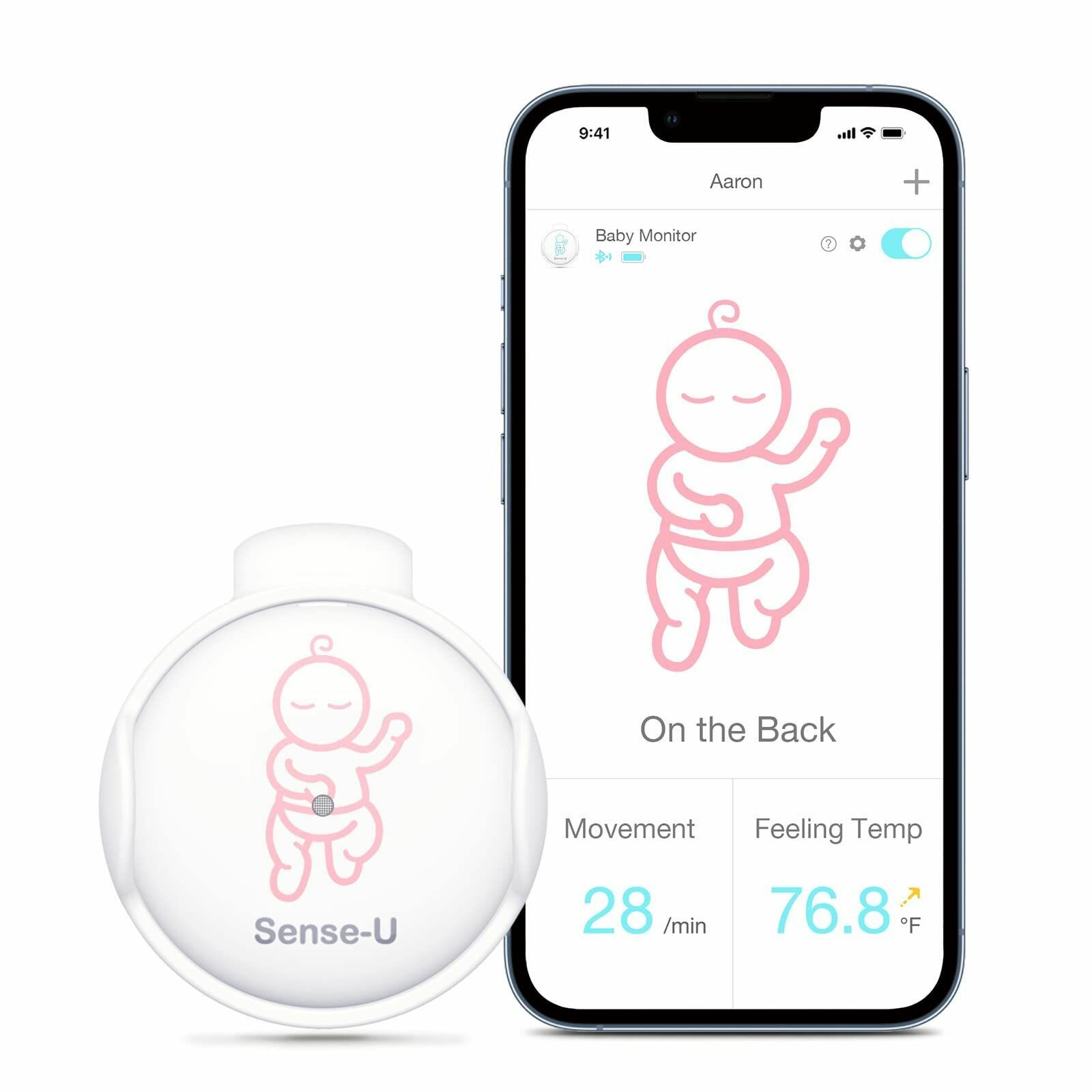 Беспроводная видеоняня Sense-U Smart Baby Monitor -HJ