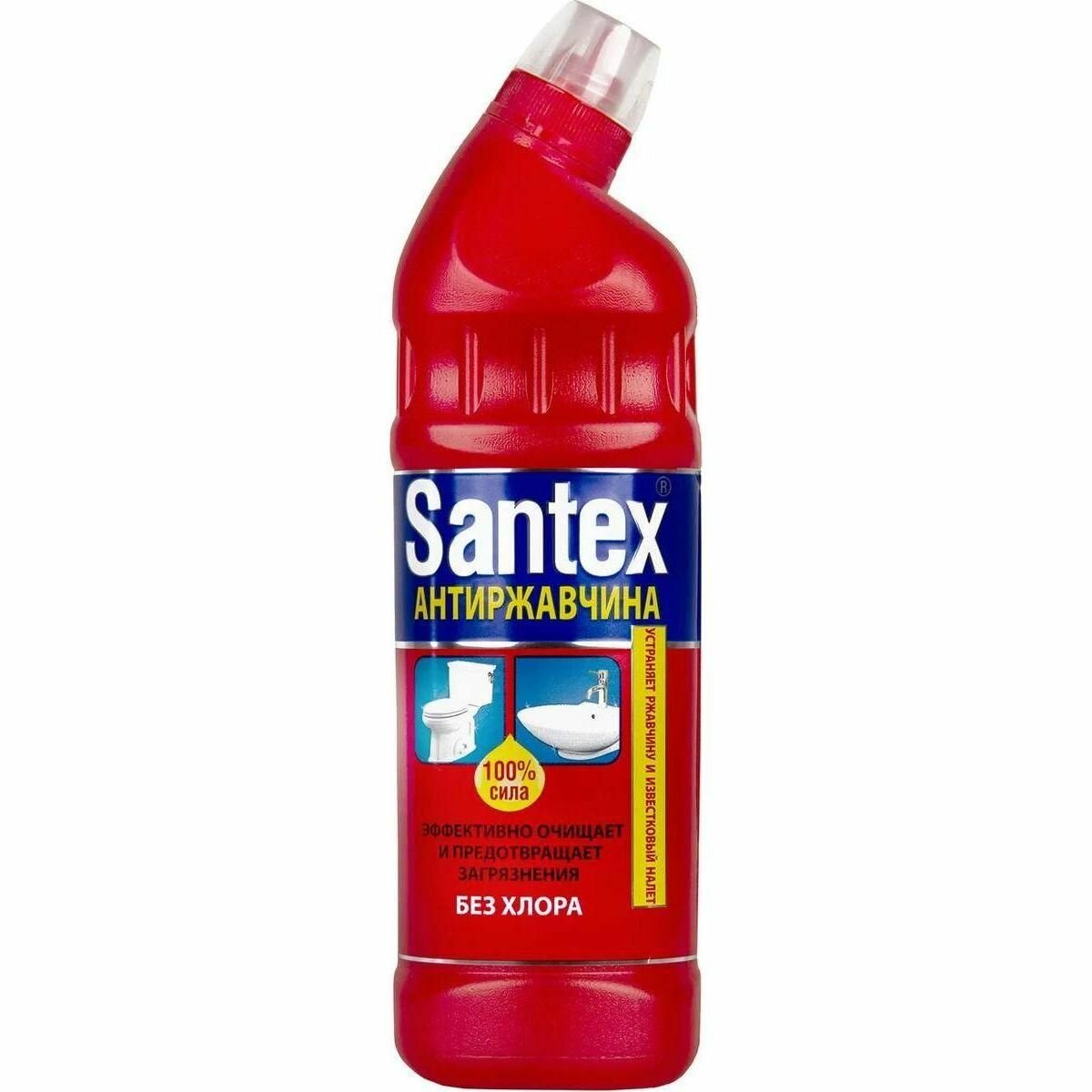 Чистящий гель SANTEX "Антиржавчина", для сантехники, 750 г