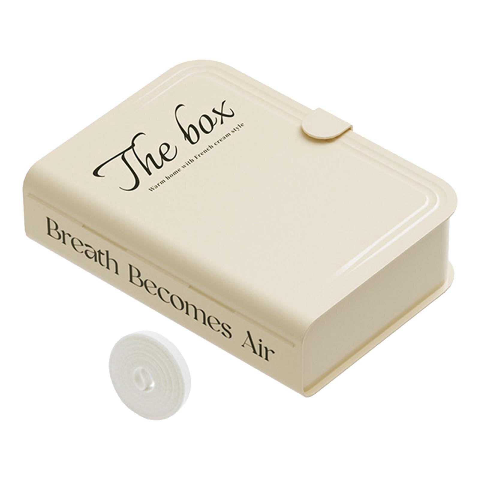 Организатор настольного управления коробка для хранения кабеля кабеля пластиковая книга Дизайн книги Дома