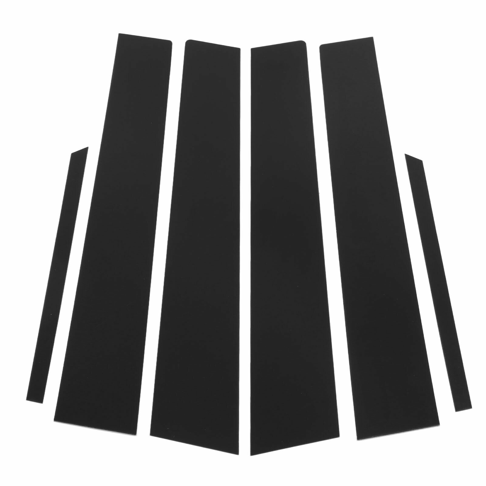 6шт Молдинг Боковой Двери Окна Автомобиля Отделка Стойки B Наклейка На Стойку Глянцевый Черный Автомобильный Молдинг Замена для Corolla 2009-2013