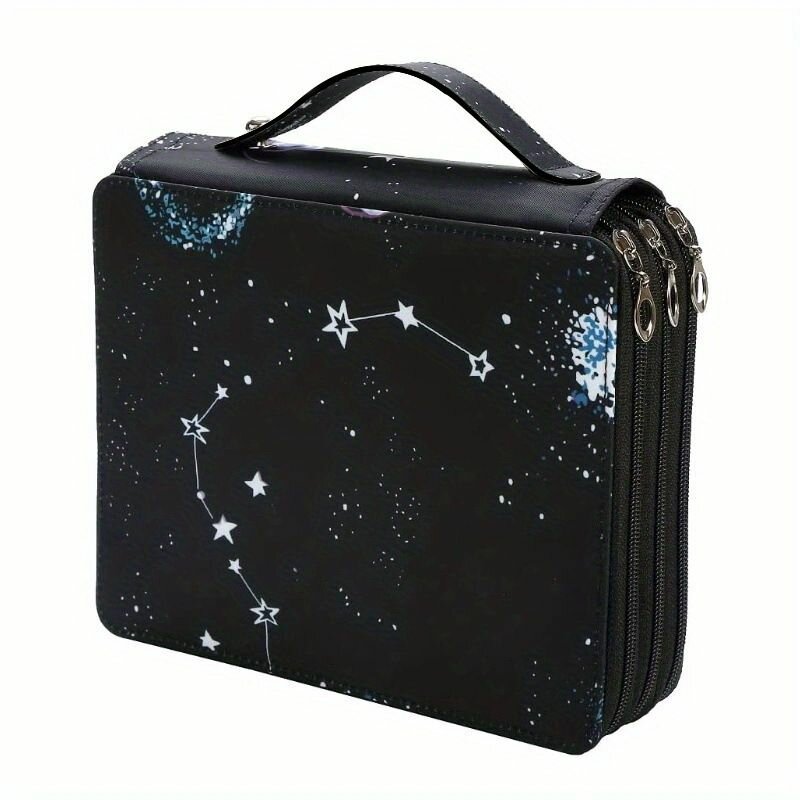 Эстетический школьный пенал DIANNY с 120 слотами для девочек Сумка-органайзер для канцелярских принадлежностей с 3-слойной молнией пеналы