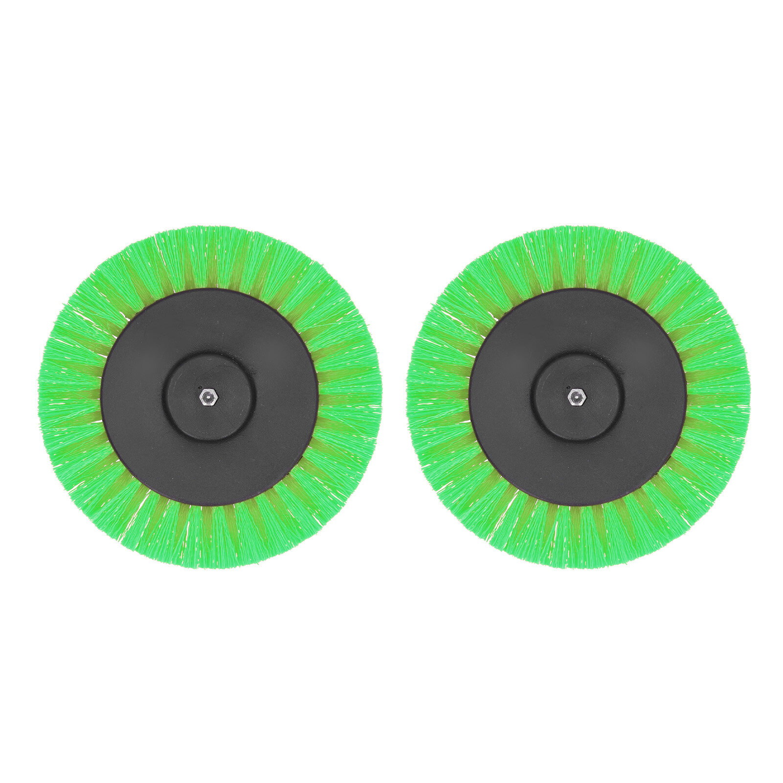 2 шт. 3,5 дюйма Наконечник Щетки для Электродрели, Прочный, для Ковров и Декора, Зеленый