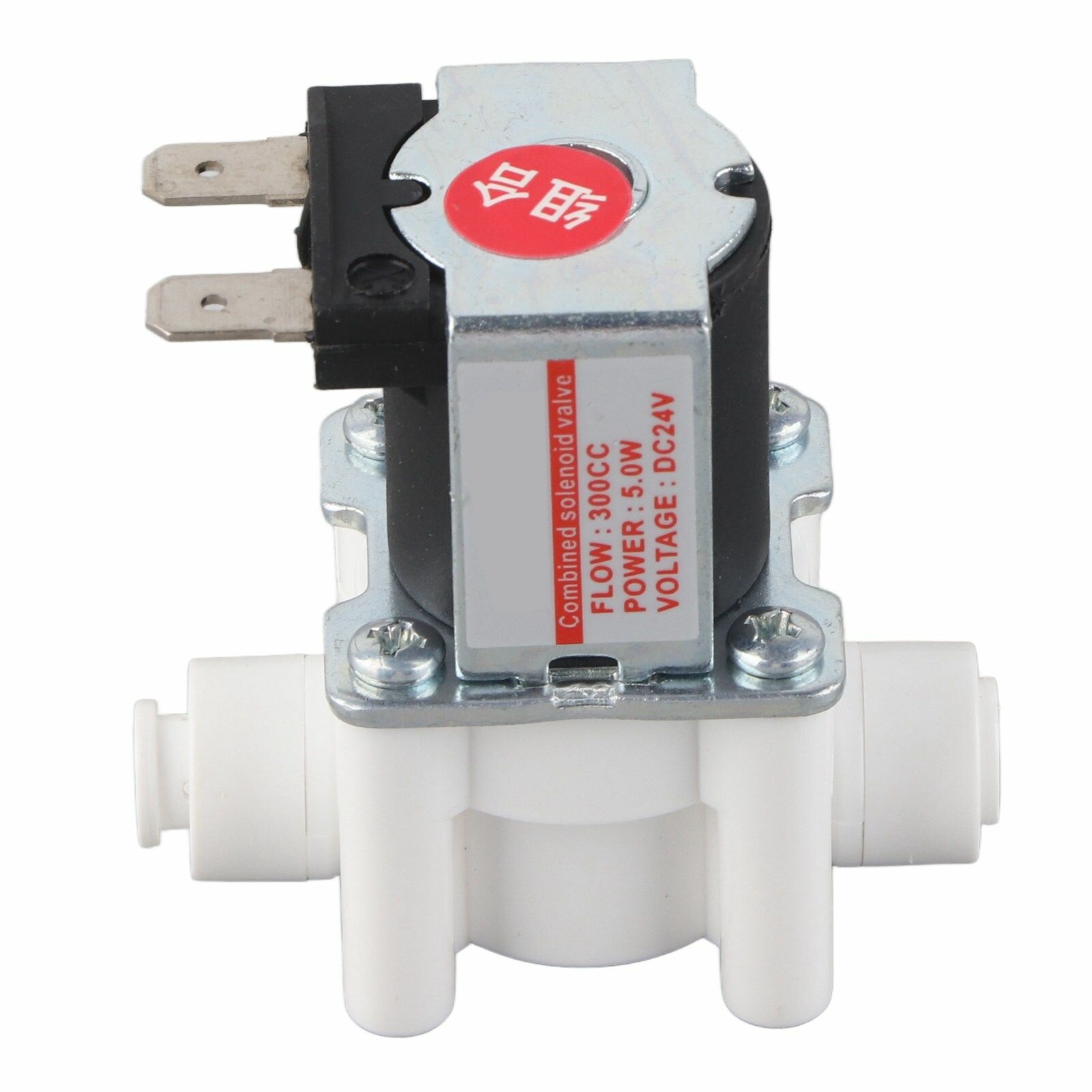 Комбинированный электромагнитный клапан для сточных вод с 2-точечным быстрым подключением 24 В, расход сточных вод 300 куб. см