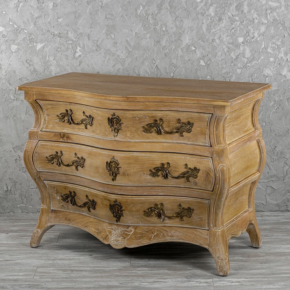 Комод деревянный "Гранде", Decor of today, 122х66х91 (габариты), с ящиками, из массива акации.