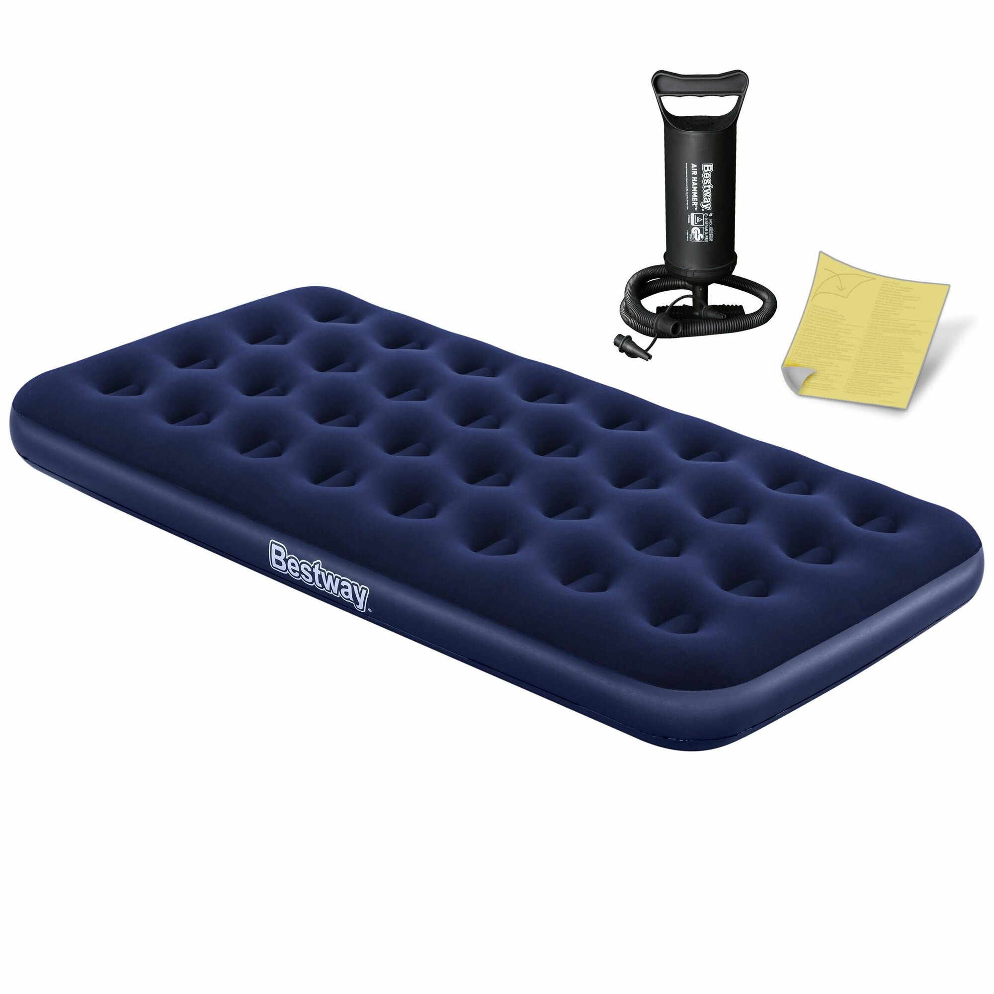 Надувной матрас Bestway 188 x 99 x 22 см, Decathlon, Цвет: Темно-синий