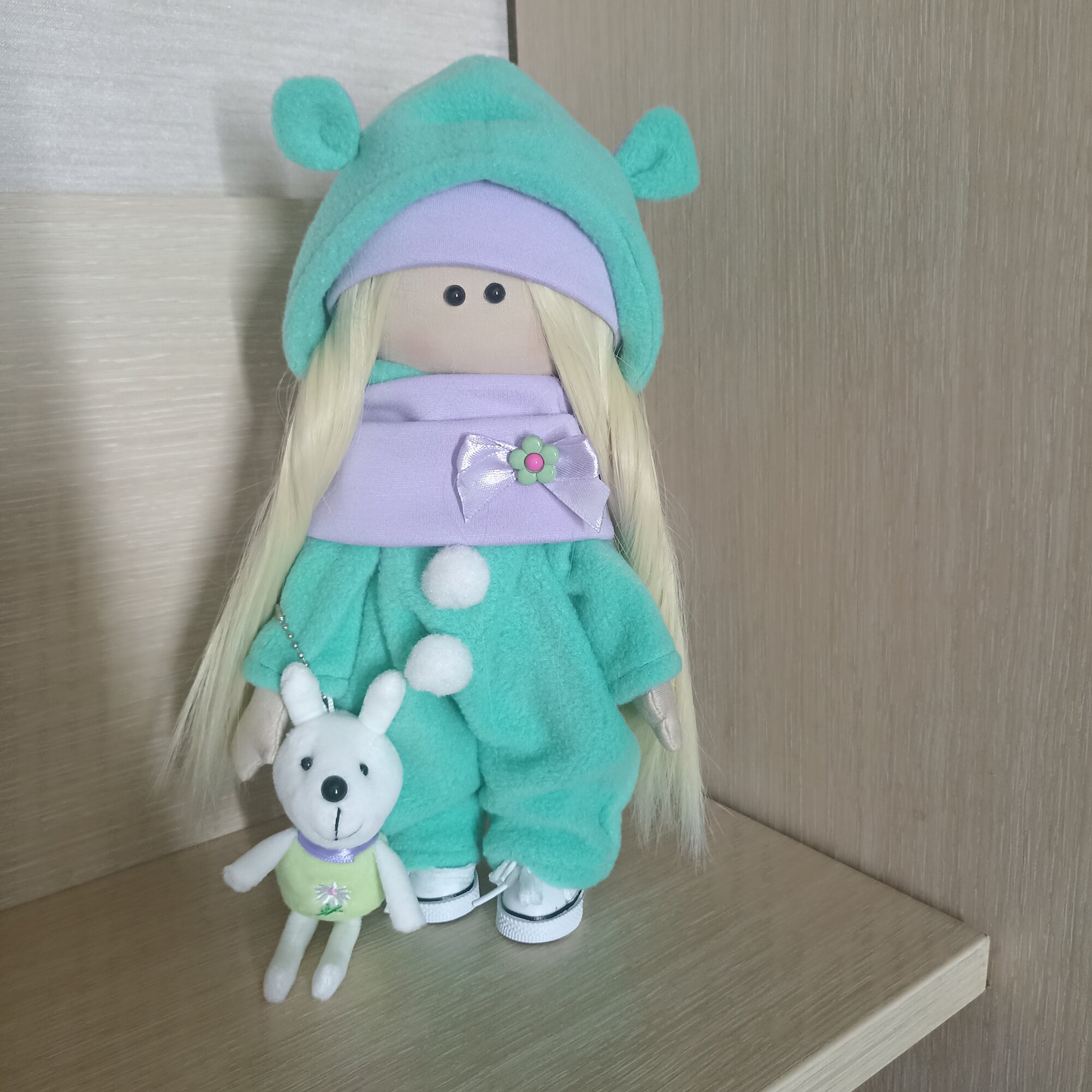 Кукла интерьерная "Грейс", текстиль, от 3 лет, в подарочной упаковке.