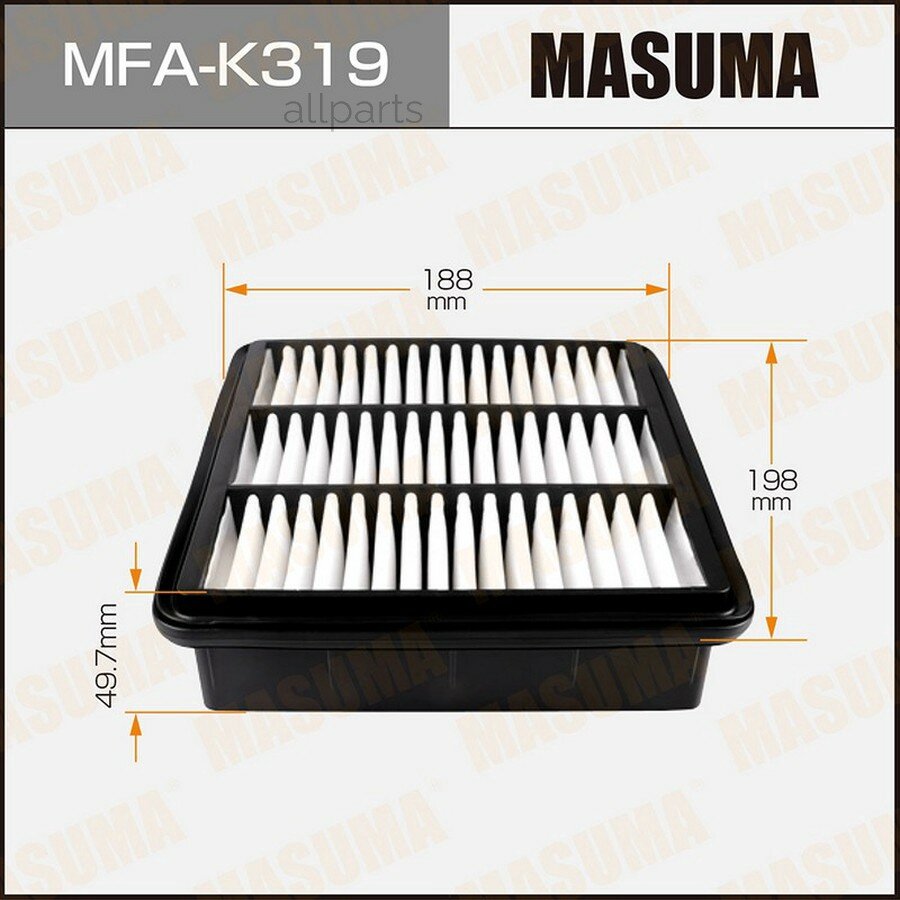 MASUMA MFA-K319 Фильтр воздушный KIA CEED I MASUMA MFA-K319