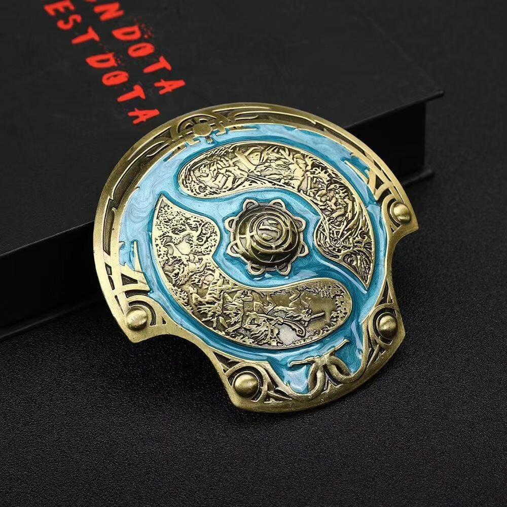 Фигурка "Аегис", Dota 2, металл, подарочная коробка, синяя/желтая, 160г