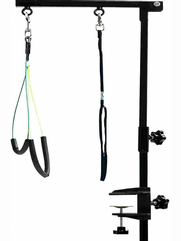Кронштейн для груминга, металлический, с регулировкой высоты, 2 ринговки в комплекте