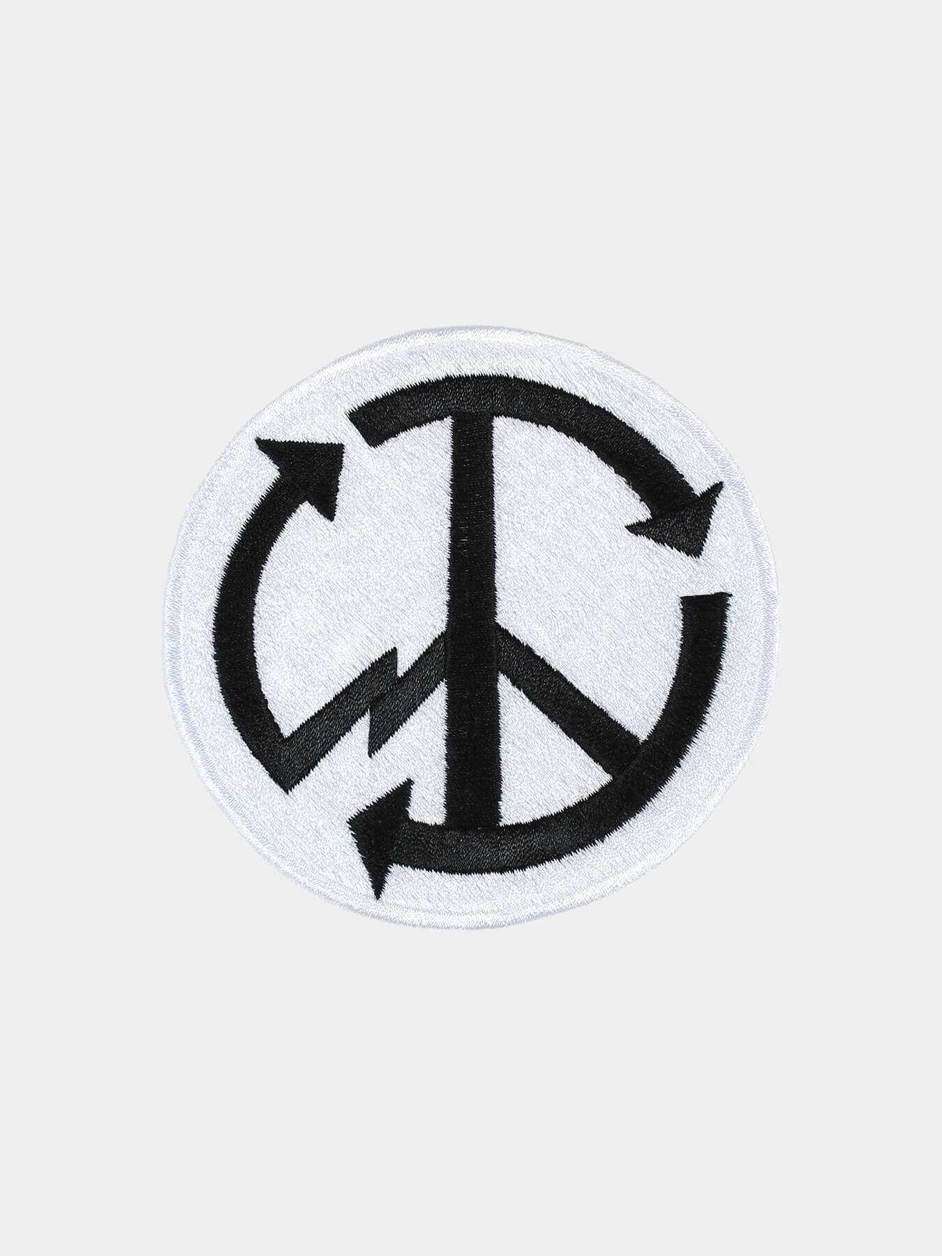 Нашивка CROSS OF PEACE PATCH daze ( one size / черный-белый )