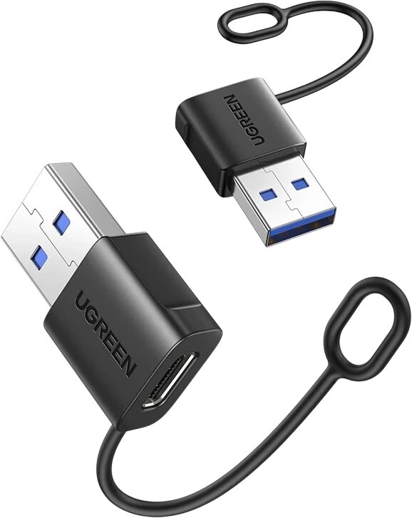 Переходник USB A (M) - USB Type-C (F), UGREEN LS502 (65332)