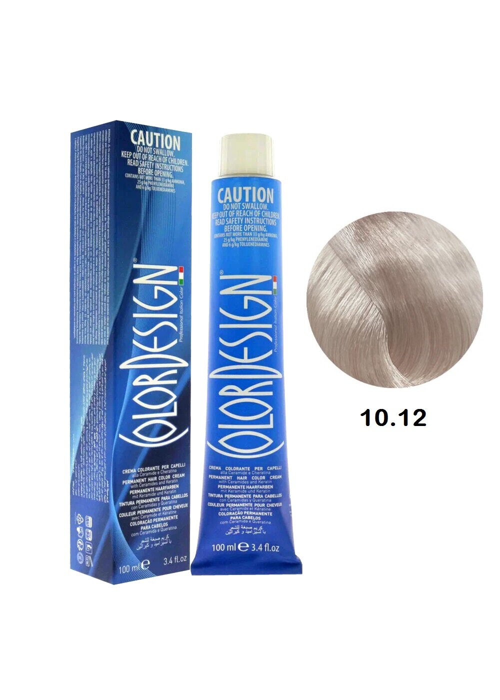 Colordesign Колор Дизайн Стойкая краска для волос 100 мл - Colordesign 10.12